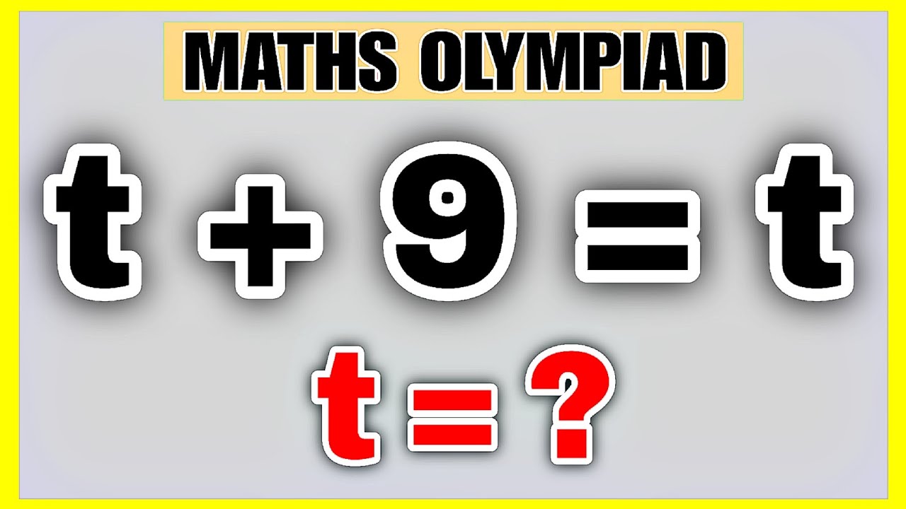 A Beautiful Algebra Olympiad Maths Problem | Tricky Olympiad Maths ...