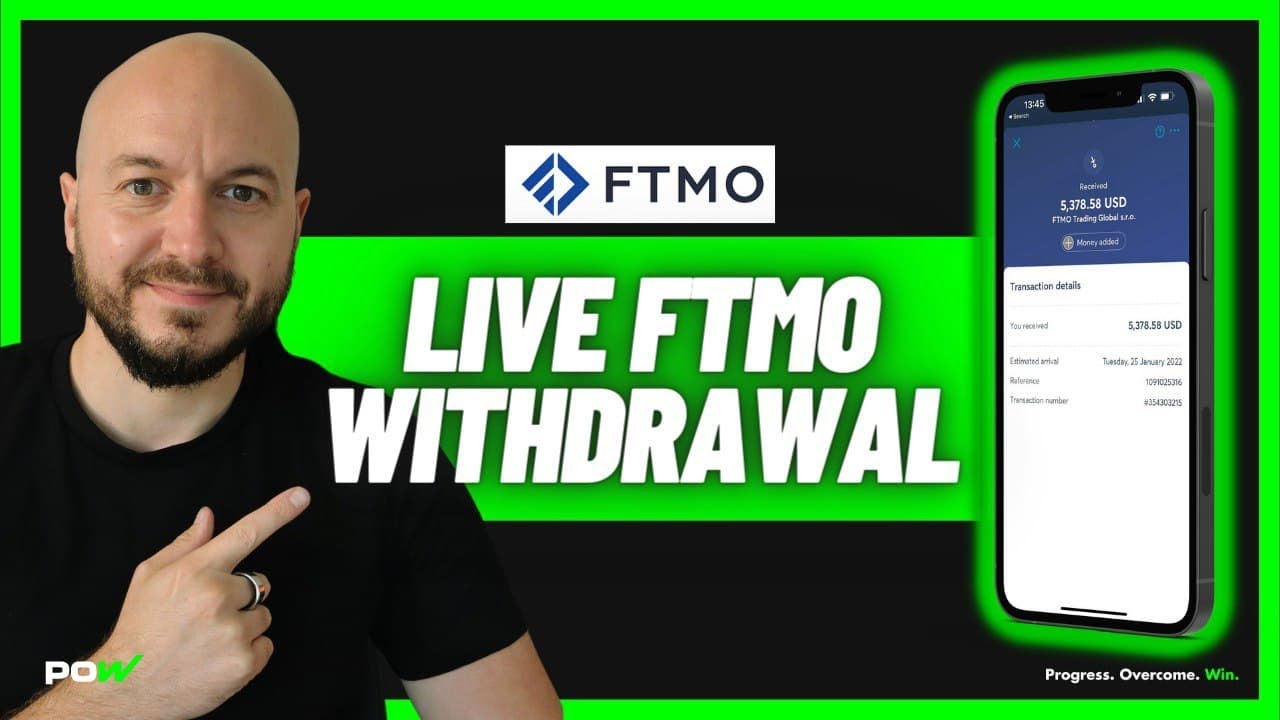 WITHDRAWAL from FTMO LIVE FUNDED ACCOUNT! - YouTube