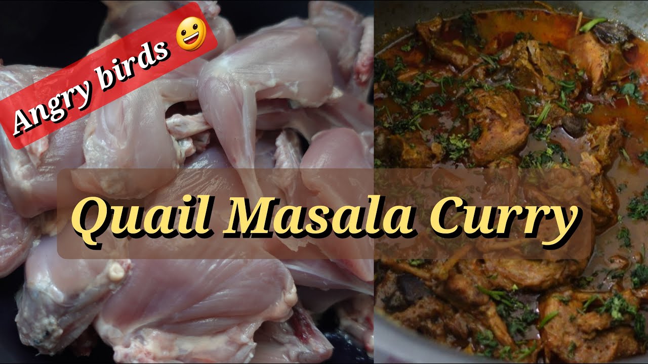 Quail Masala Curry | सरल और आसान बटेर मसाला करी रेसिपी | Bater Curry ...
