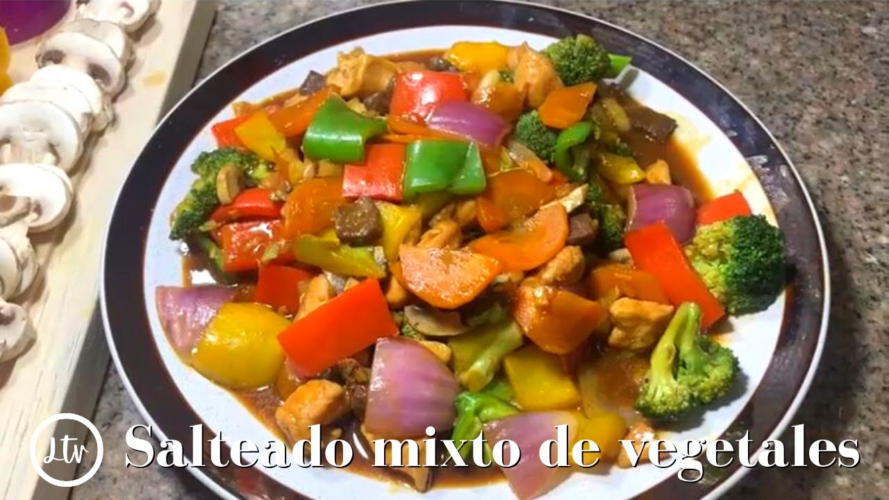 Salteado mixto de vegetales chino Y listo! ¡esta delicioso! Lalo cocina ...
