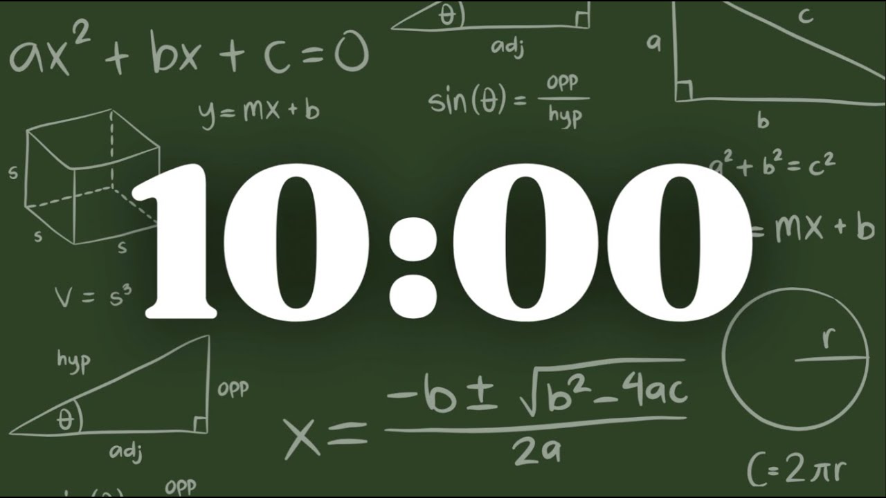 10 Minute Timer with Lofi and Soft Chime ⋆⸜ 🎧 - YouTube