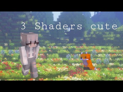3 shaders cute para minecraft 1.17 pe - YouTube