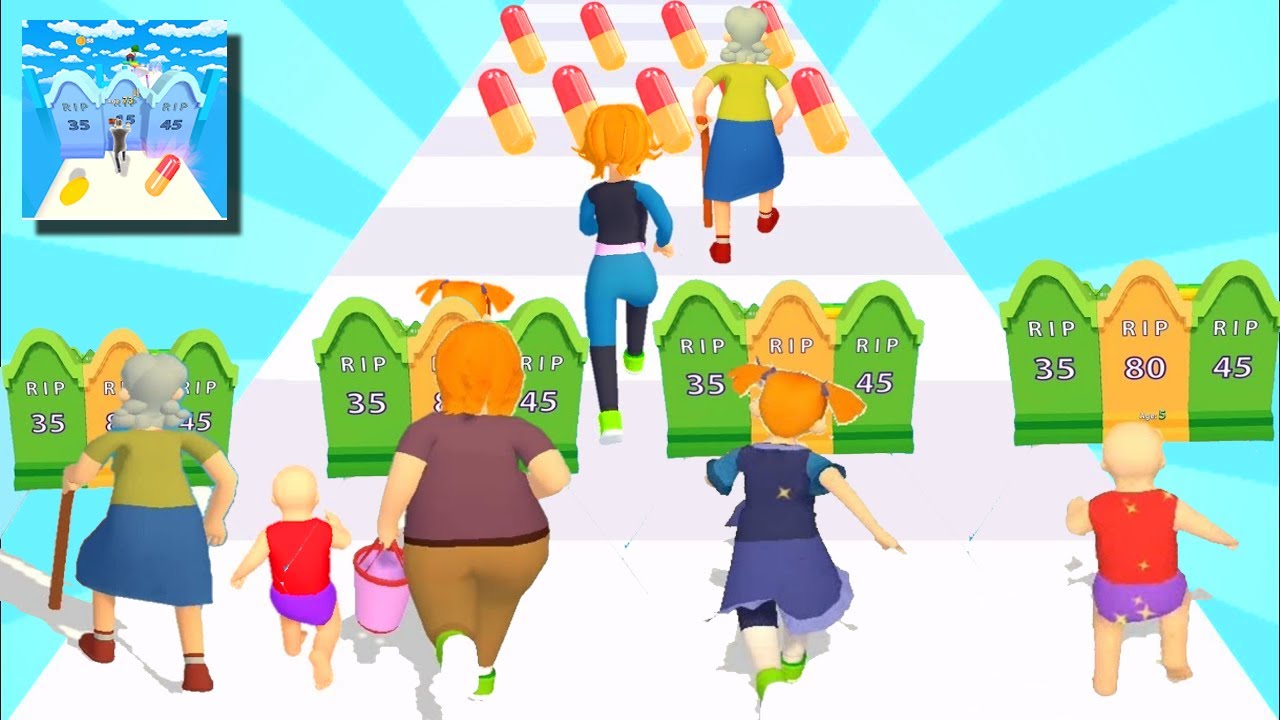 MAX LEVEL 16-19 in Age Run 3D! All levels gameplay - YouTube