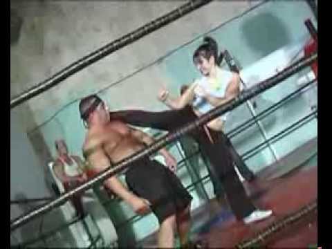 Kiro Skalata,Krika,Lubo & Ann G in fight at boxing Ring