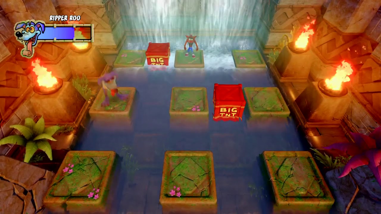 Crash Bandicoot N. Sane Trilogy Ripper Roo Boss Fight - YouTube