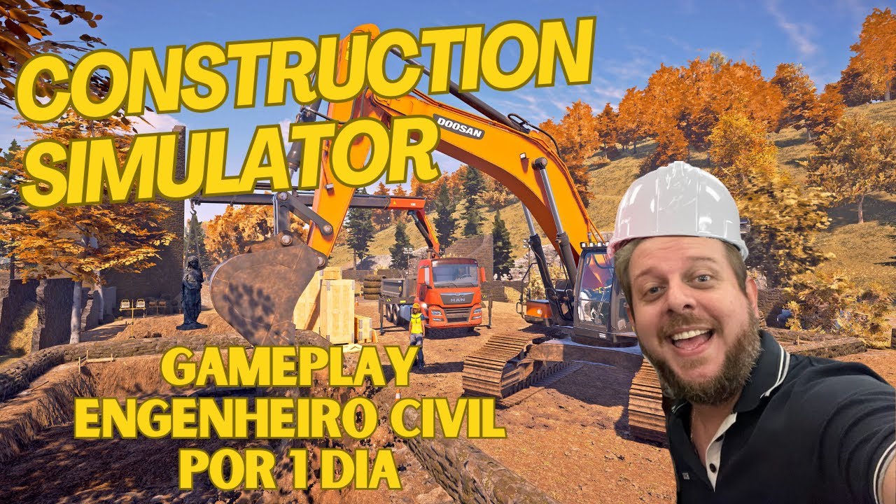 Construction Simulator - Gameplay - AQUI VOCE PODE SER ENGENHEIRO CIVIL ...