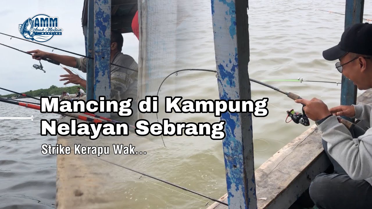 Mancing di Kampung Nelayan Sebrang | Strike kerapu Wak #mancingliar ...