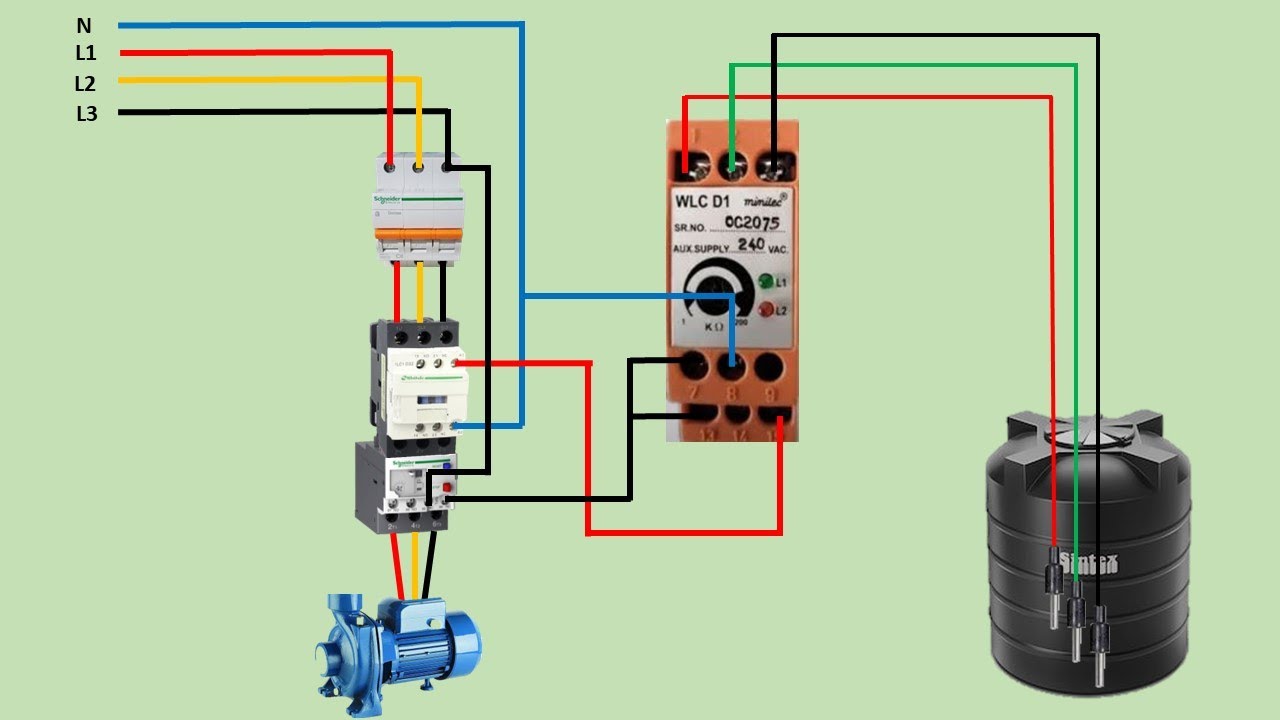 WLC water level controller | WLC water Level Controller Wiring Diagram ...