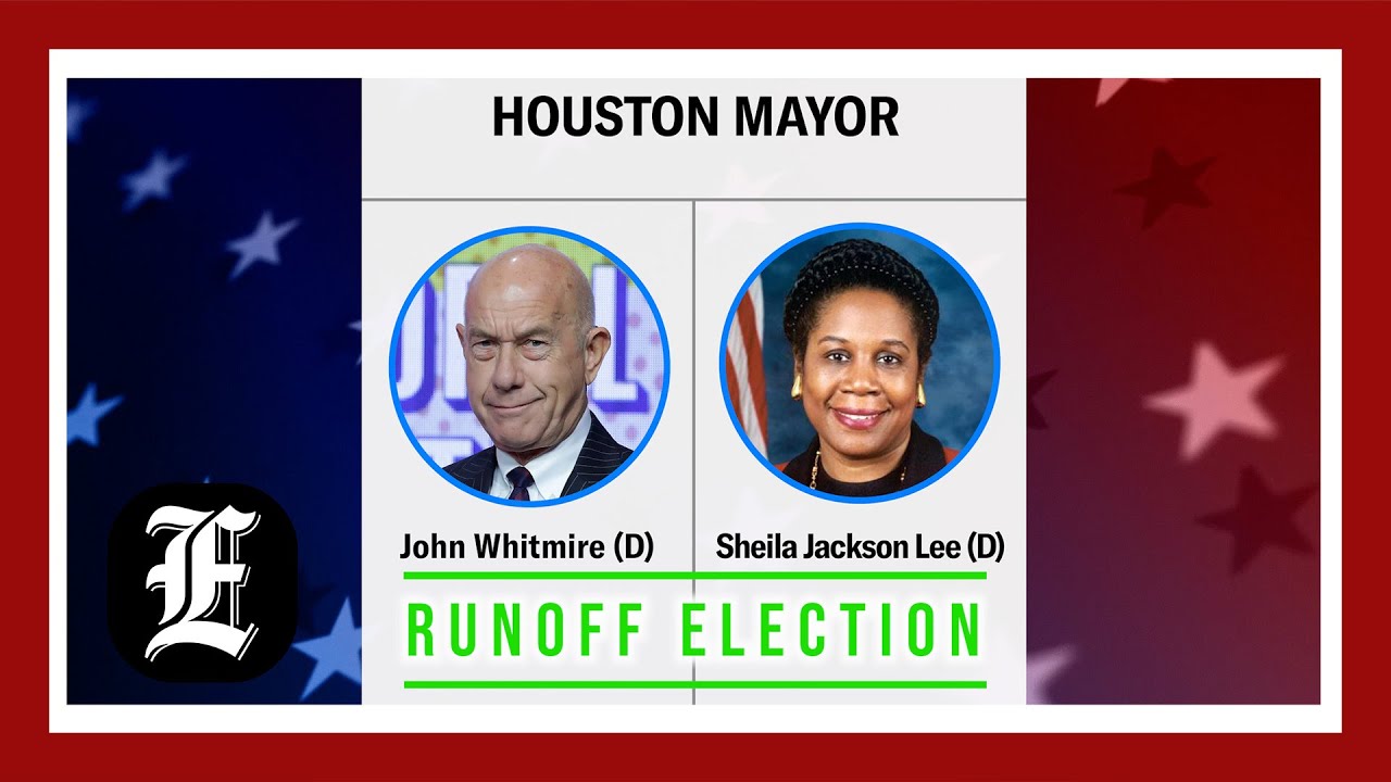 Texas elections: Houston mayoral race headed for runoff with Whitmire ...