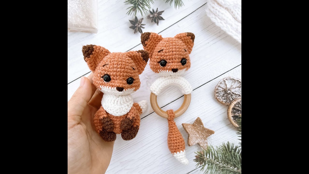 Crochet cute fox - How to sew! - YouTube