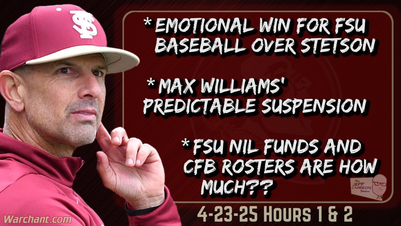 Jeff Cameron Show | FSU Baseball's emotional win | FSU Football ...
