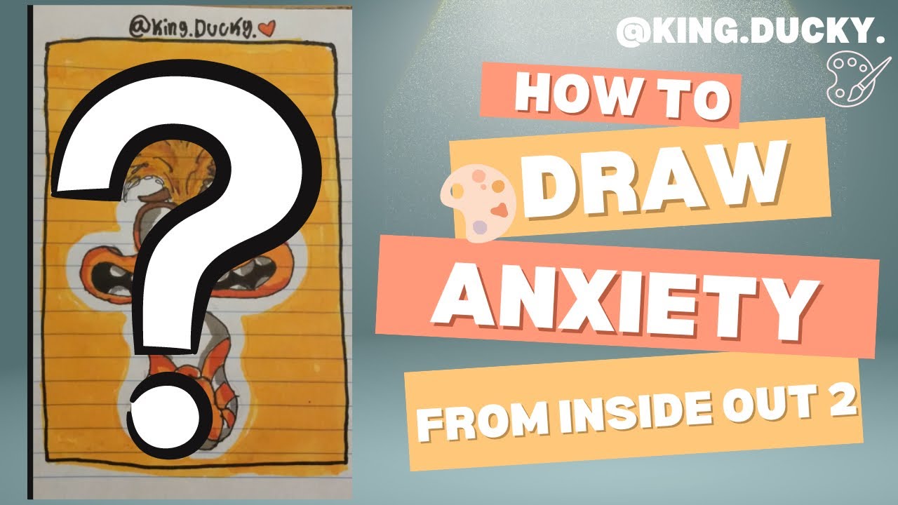 How to draw anxiety from insideout 2! #anxiety #howtodraw #howto # ...