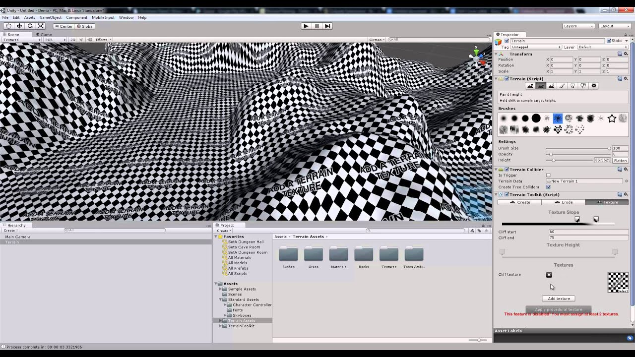 Unity 4.5 Terrain Toolkit - YouTube