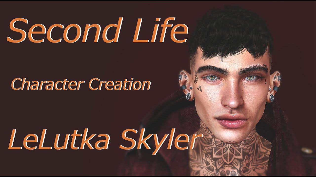 【Second Life】Character Creation LeLutka Skyler Head 2 #SecondLife #SL ...
