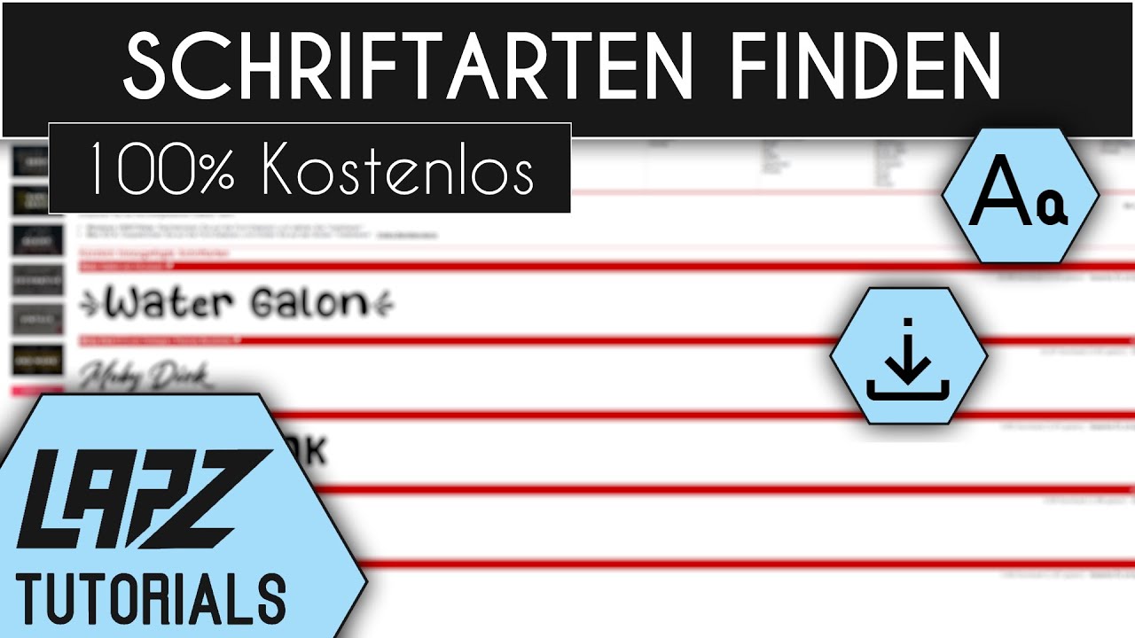 Kostenlose Schriftarten herunterladen und verwenden | Tutorial - YouTube