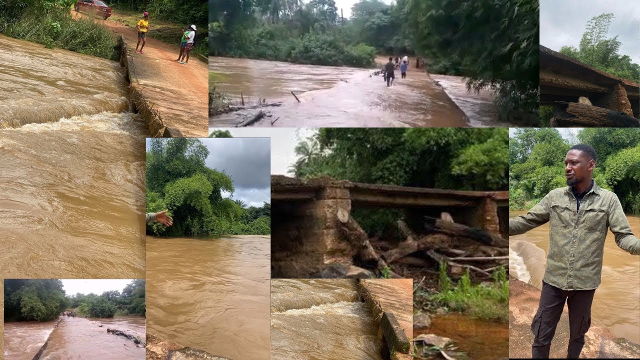 TOO RISKY: Trending Ribikem Bridge in Ogberia, Ogoja Cross River ...