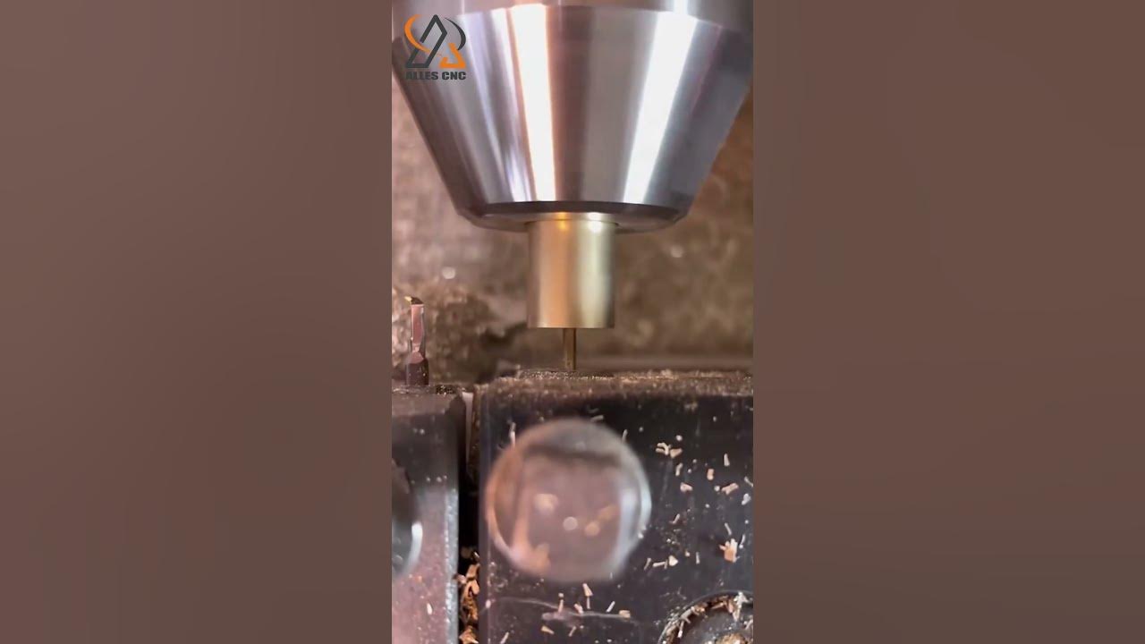 CNC lathes are processing metal efficiently - YouTube