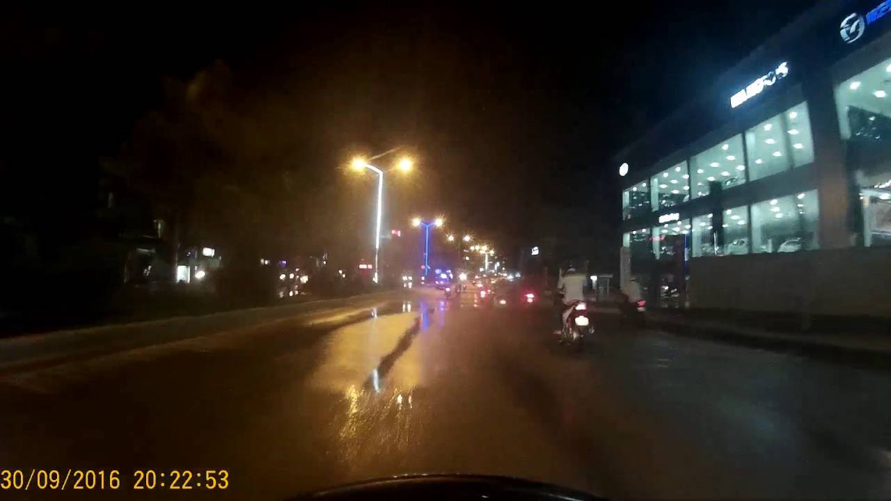 Road back home at night 30Sep16 - YouTube