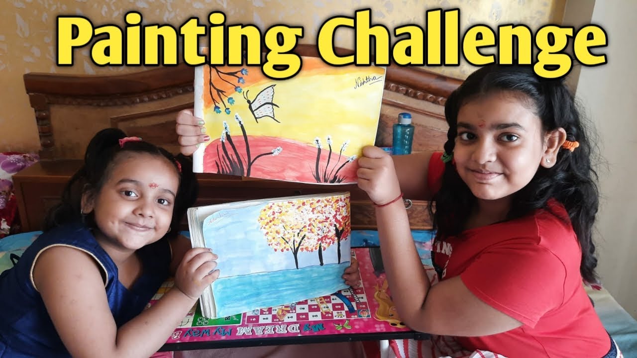 Painting challenge | Drawing Competition | Painting for Kids - YouTube