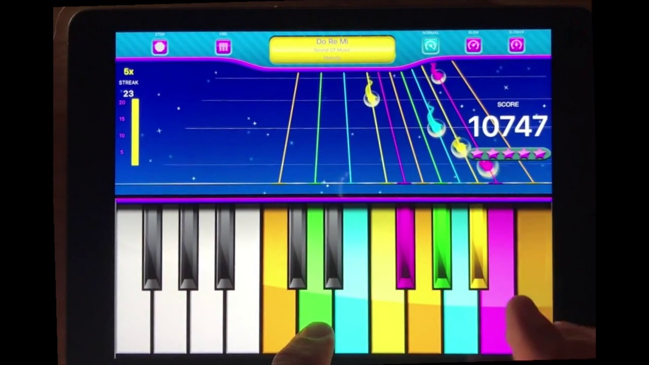 Play "Do Re Mi" from Sound Of Music | Play Along Keys | piano game with ...