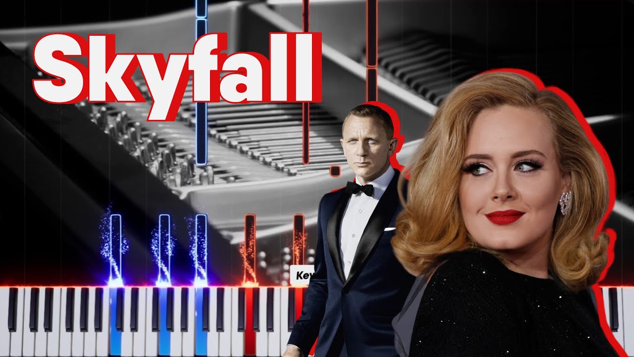 🎹 Skyfall de Adele em 007 Skyfall | Piano Tutorial | INICIANTE - YouTube