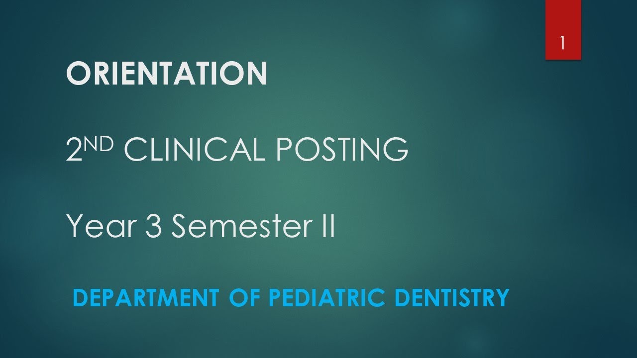 Orientation to Clinical Posting II - YouTube