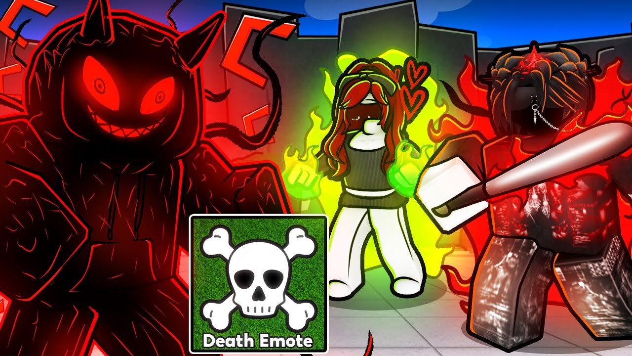 I Used a DEATH EMOTE to TROLL Players... (Roblox The Strongest ...