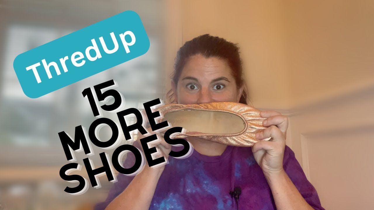 MORE Shoes from GEORGIA! ThredUp Unboxing 15 Pairs of Shoes for Resell ...