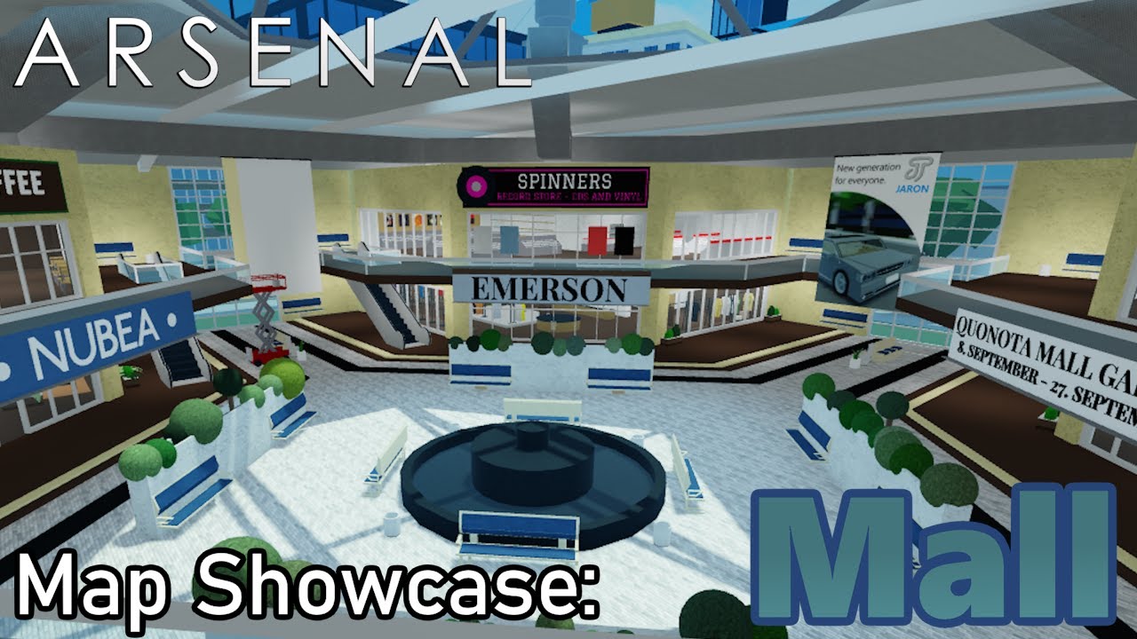 Roblox Arsenal Map Showcase - Mall - YouTube