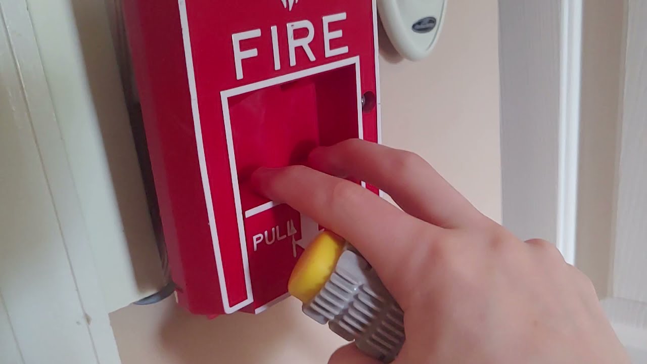Pyrotronics MS-57 Pull Station Fire Alarm Test - YouTube