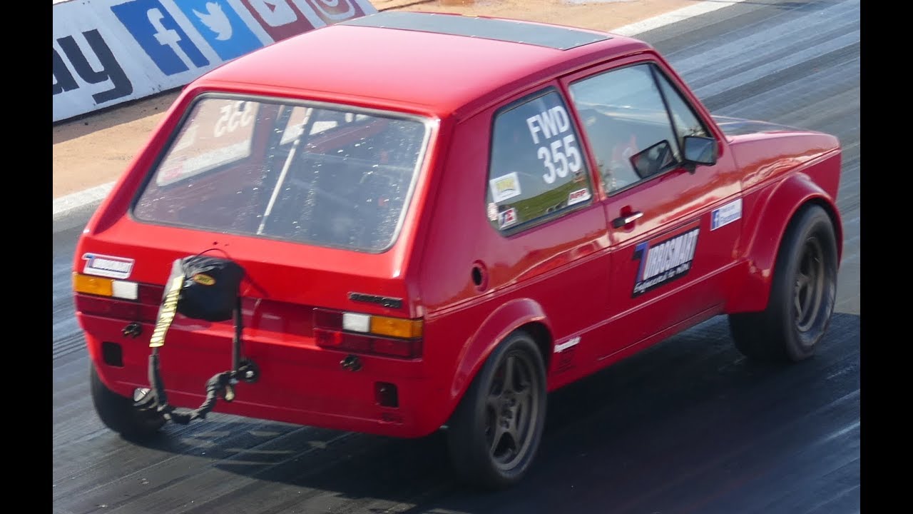 The Quickest VW Mk1 Golf In The UK - 1/4mile - 9.71 @ 152mph - YouTube