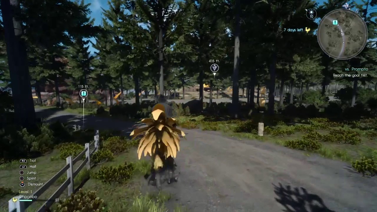 Chocobo racing ff15 - YouTube
