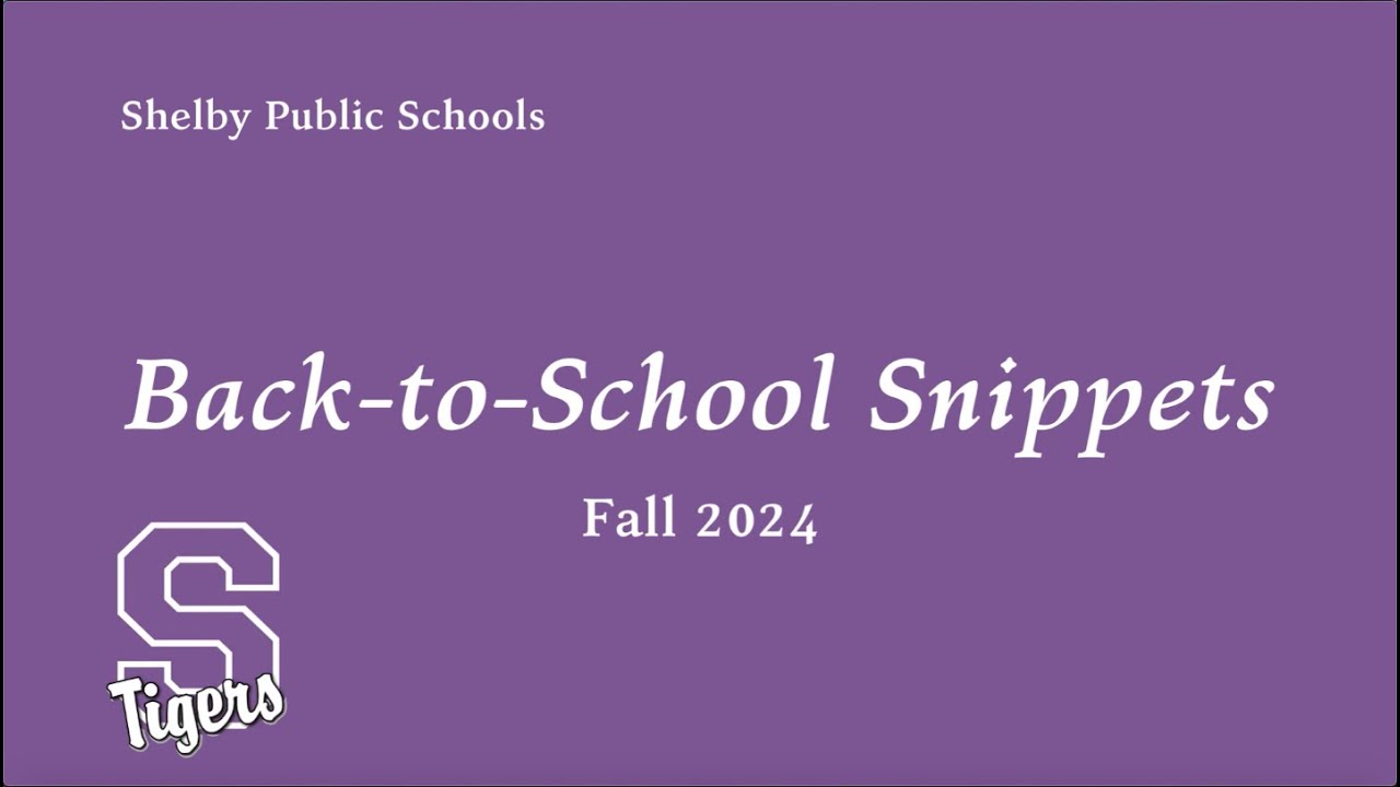 Back-to-School Fall 2024 - YouTube