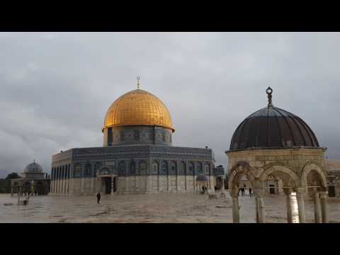 MESCİD-İ AKSA'DA AKŞAM EZANI