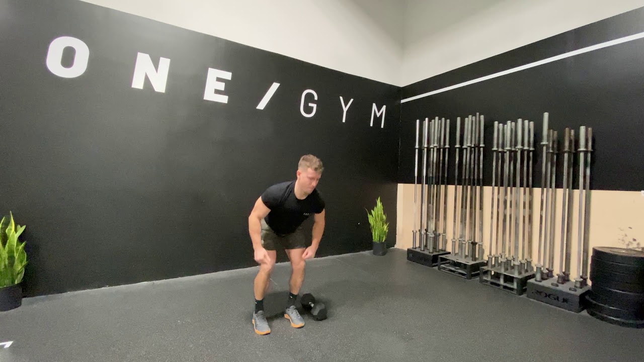 Lateral Burpee Over Dumbbell - YouTube