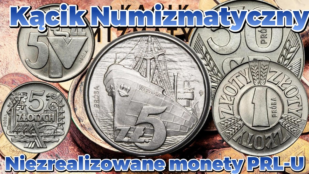 Monety PRL-u niezrealizowane projekty monet próbnych. cz.1 #numizmatyka ...