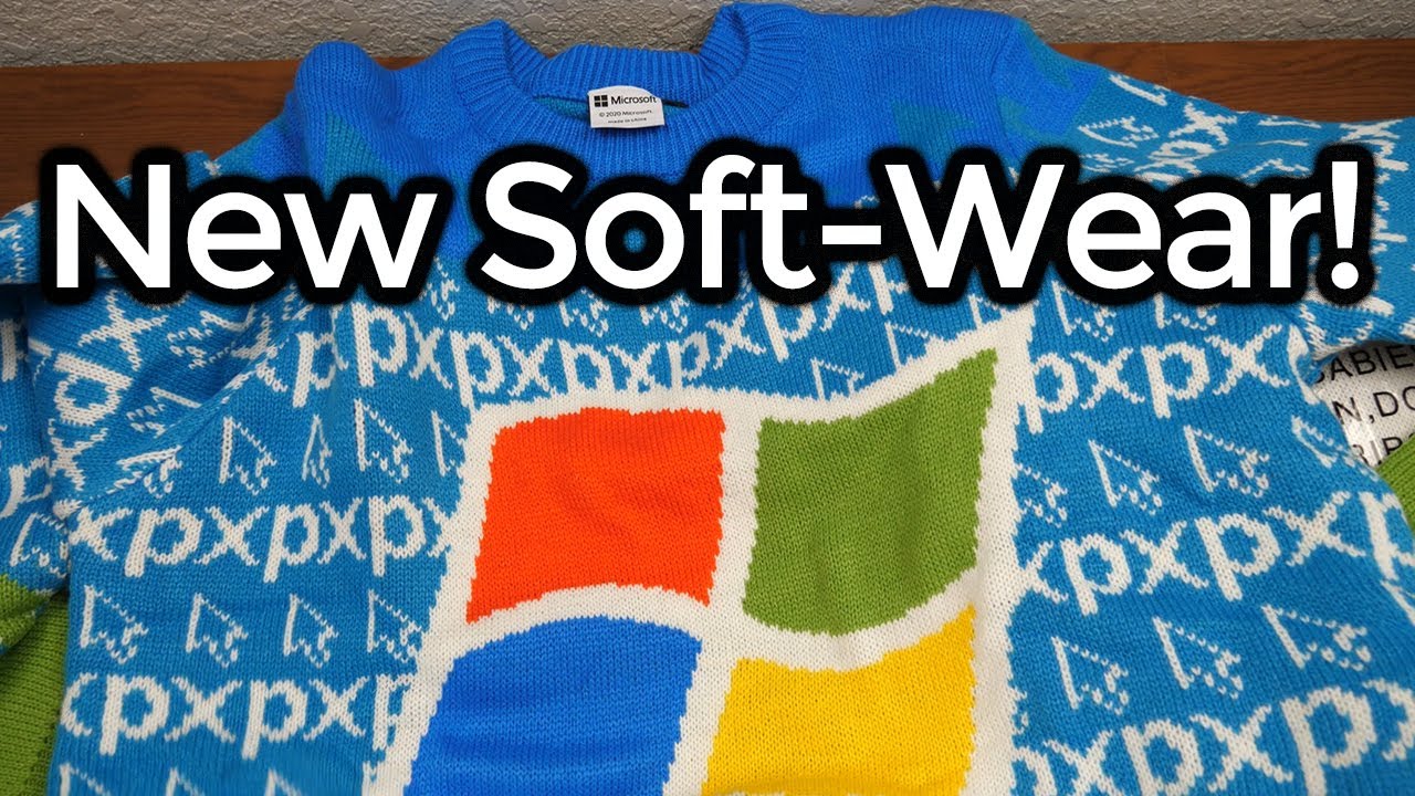 Microsoft's Windows XP & 95 Soft-Wear! - Unboxing & Overview - YouTube