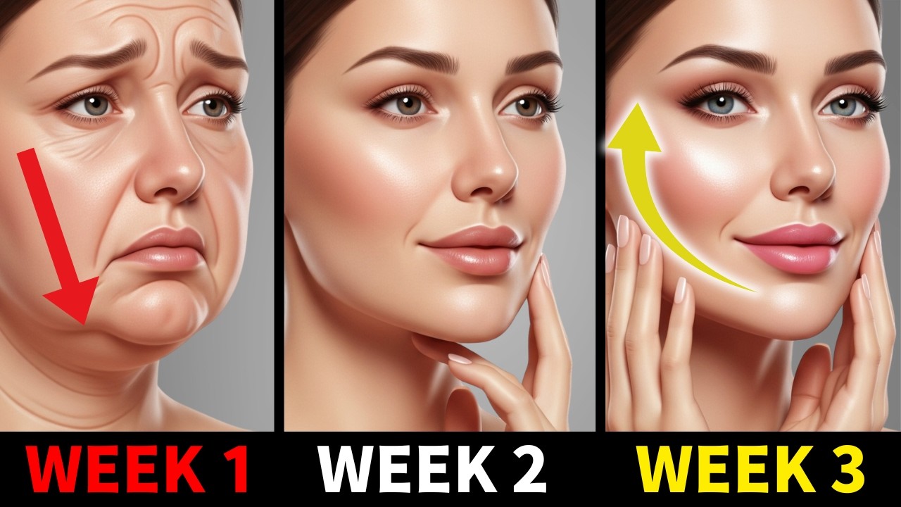 Mewing + Face Yoga to Eliminate Double Chin & Sculpt Your Jawline FAST ...