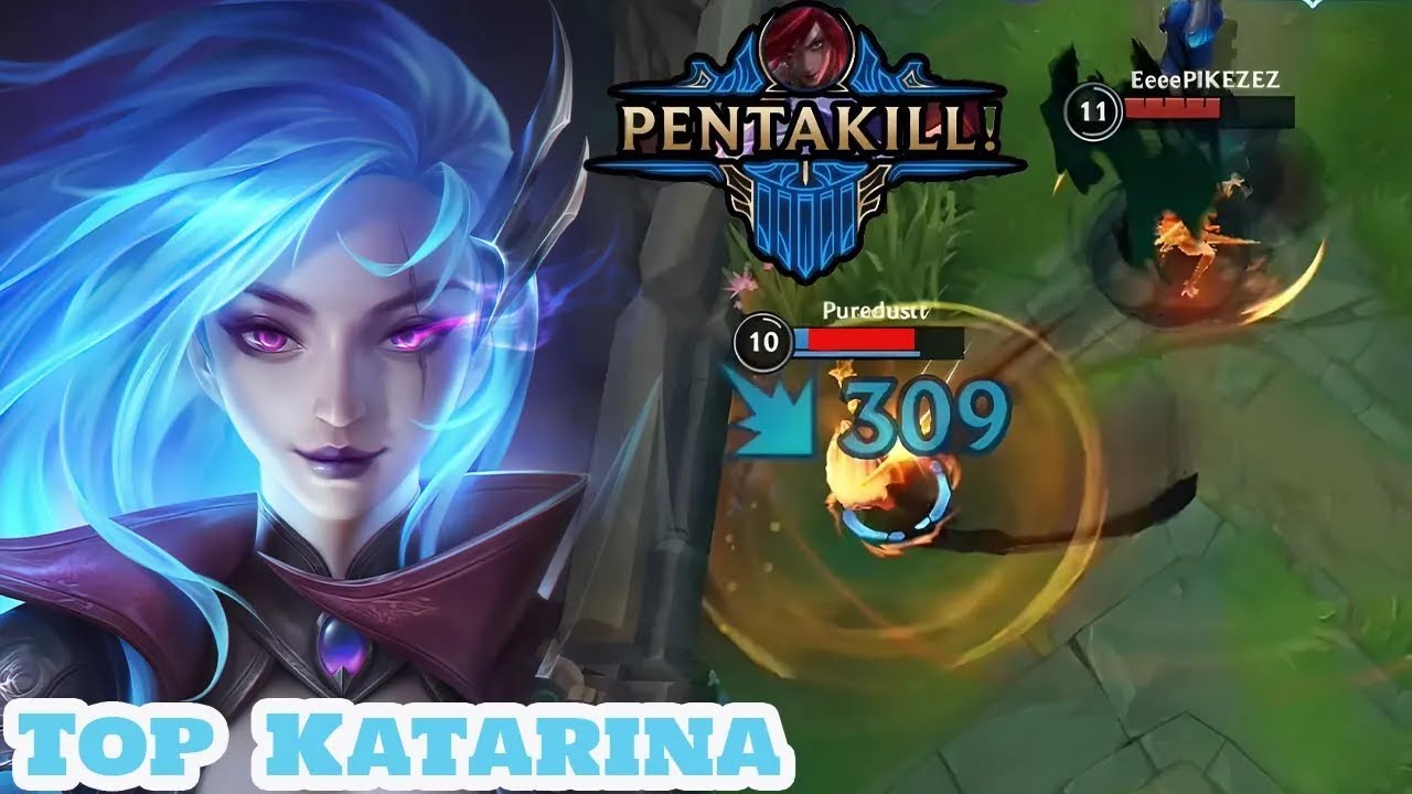 Wild Rift Katarina - Top Katarina pentakill Gameplay Rank challnger ...