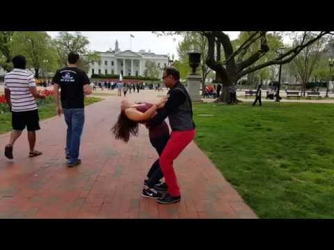 Freestyle Bachata in front of the White House - March 2015