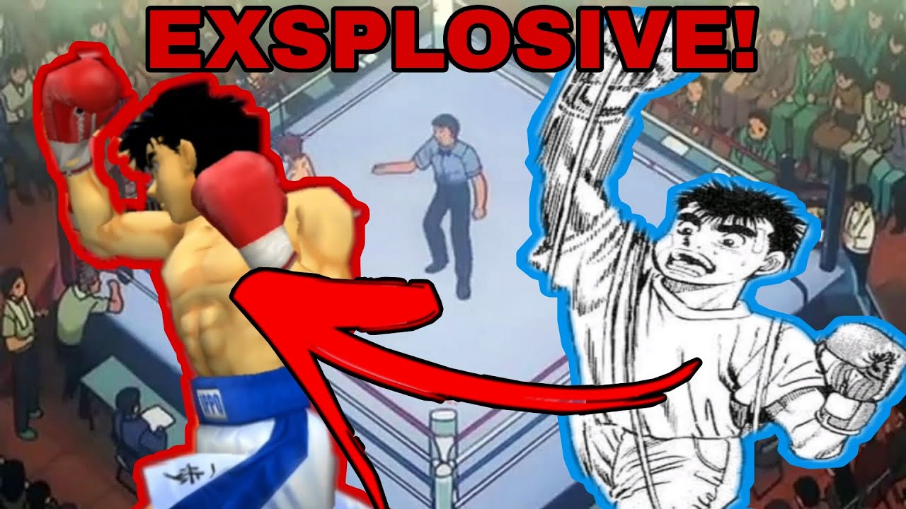 IPPO'S JOFFRE UPPERCUT IN THE PSP GAME hajime no ippo psp - YouTube