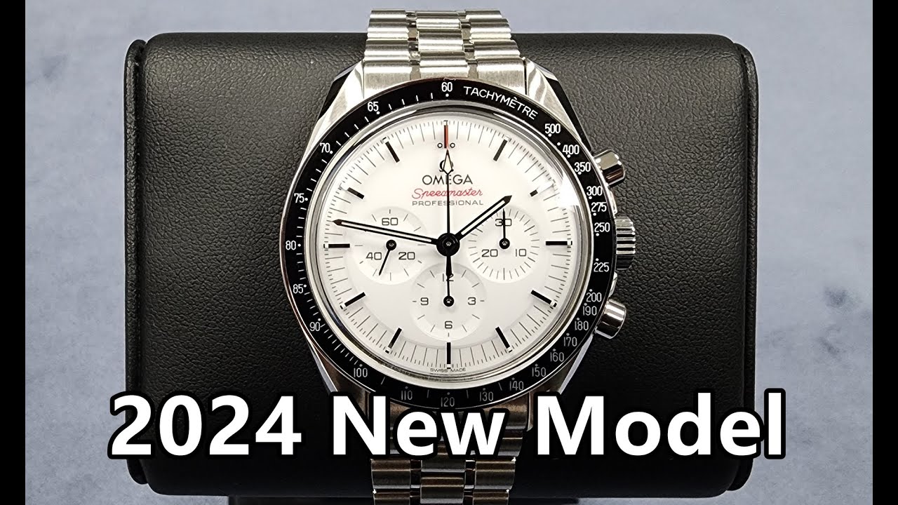2024 New: Omega Speedmaster Professional Moonwatch White Dial - YouTube