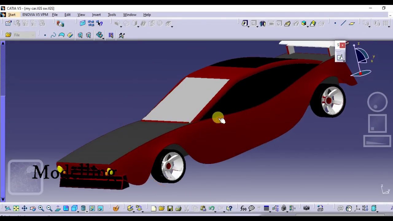 catia v5 car modelling | B Vishwakarma | New car modelling - YouTube