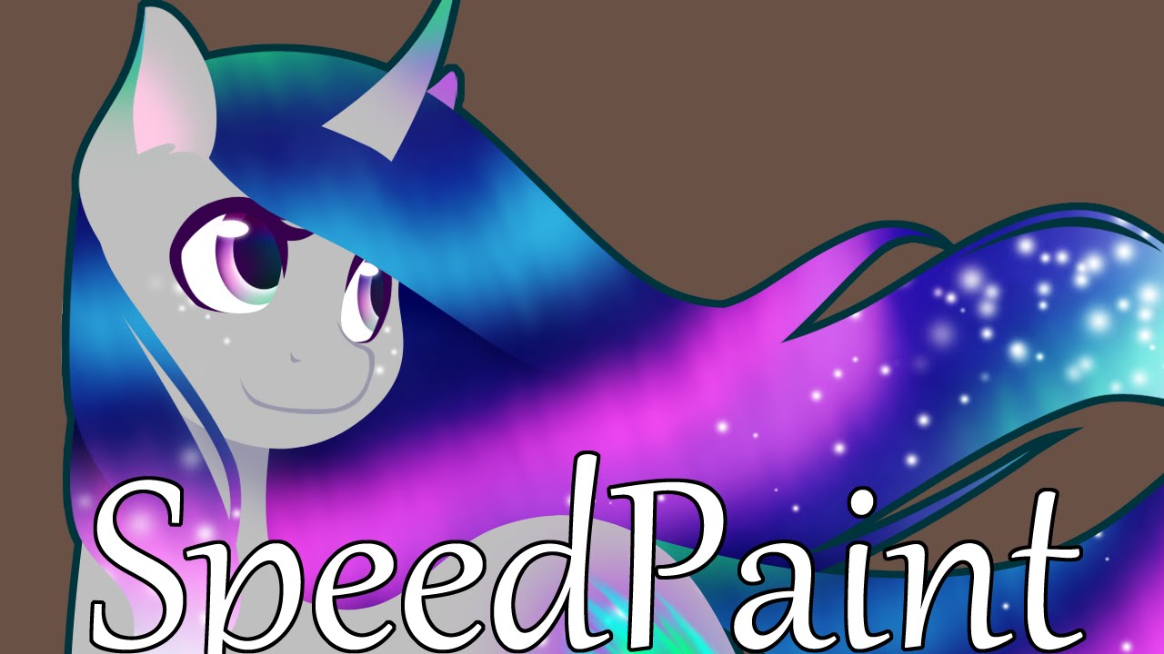 MLP Speedpaint - Rainbow Power Aurora Borealis - YouTube