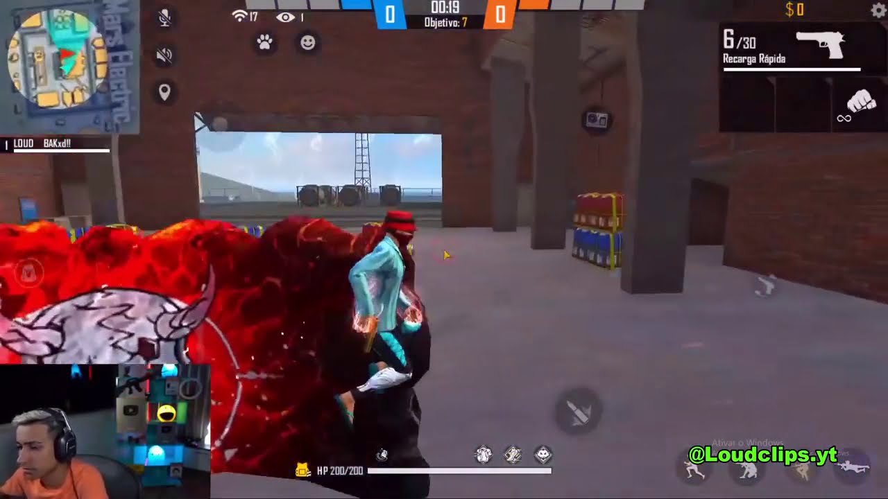 X1 LOUD BAK VS LOUD DACRUZZ 🔥 CHAMOU DE FRACO #FREEFIRE - SO CLIPADAS # ...