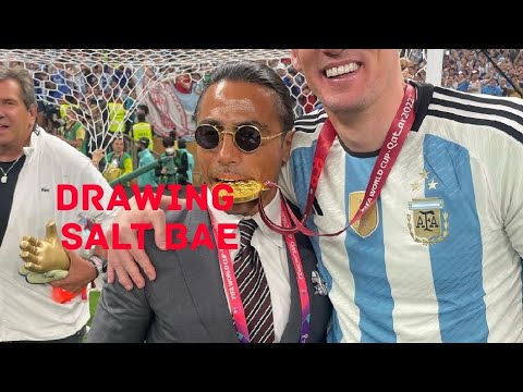 Rough Sketching Salt bae/ Salt bae drawing tutorial. - YouTube