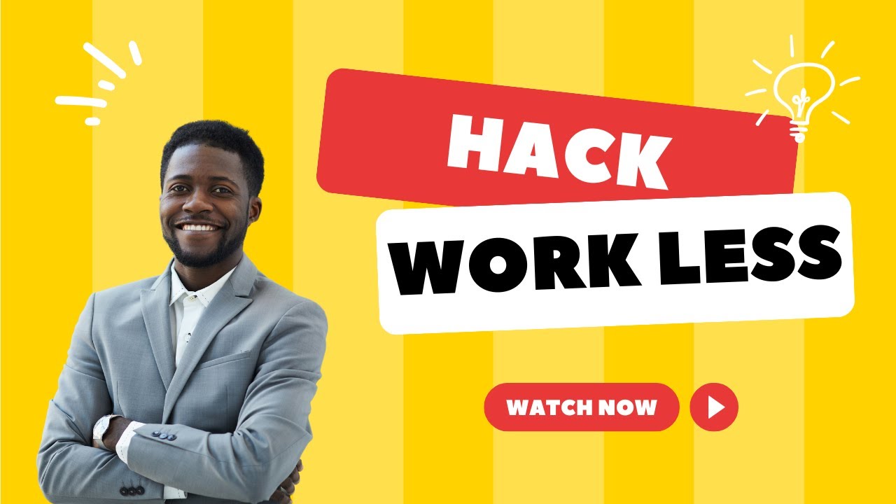 The Work Life Balance Hack Every Tech Executive Needs to Know - YouTube