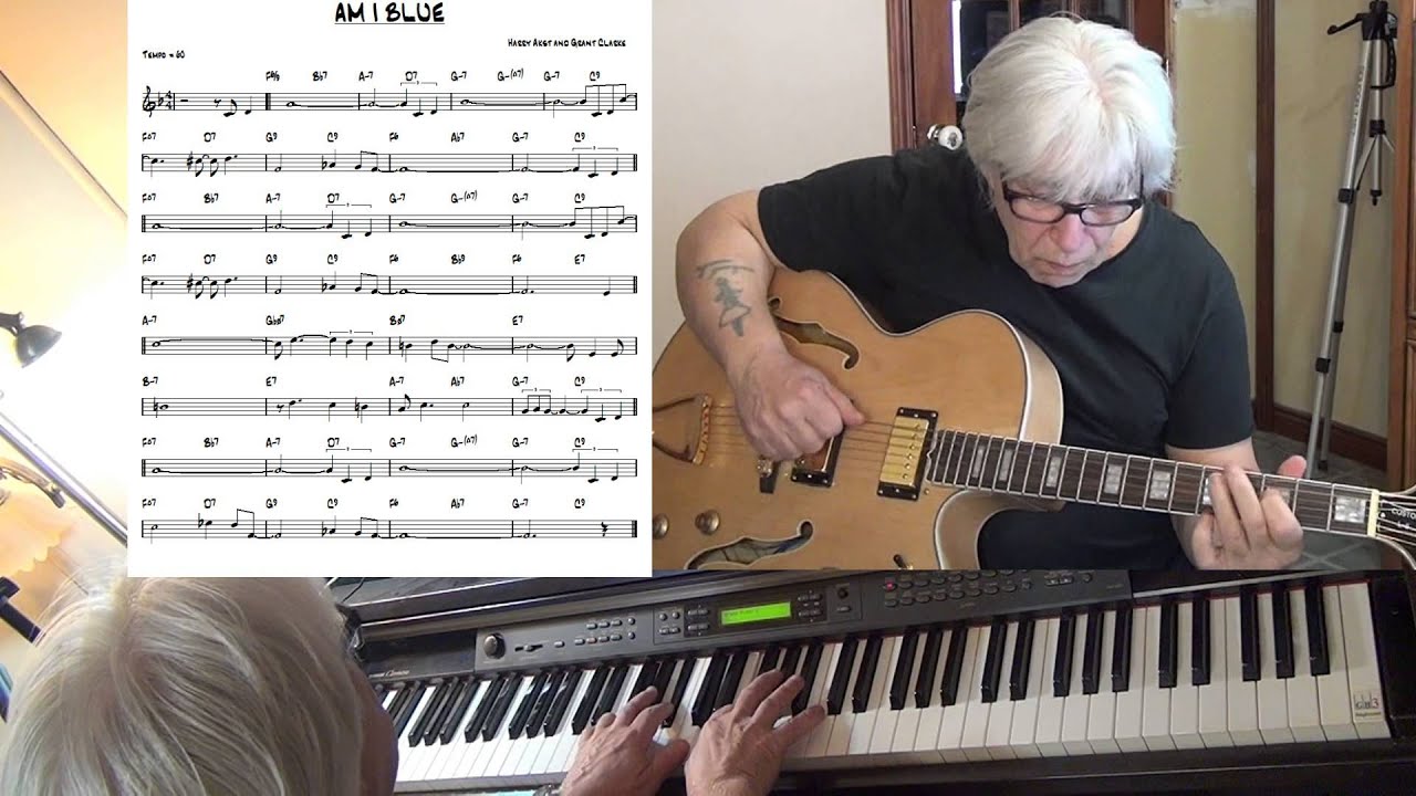 Am I Blue - Jazz guitar & piano cover ( Harry Akst ) Yvan Jacques - YouTube