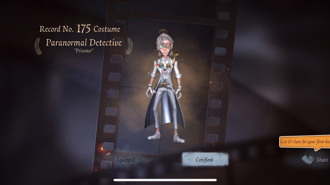 MY FAVORITE LUCA SKIN RETURNED!! Buying Prisoner’s S-Tier “Paranormal Detective” || Identity v ...