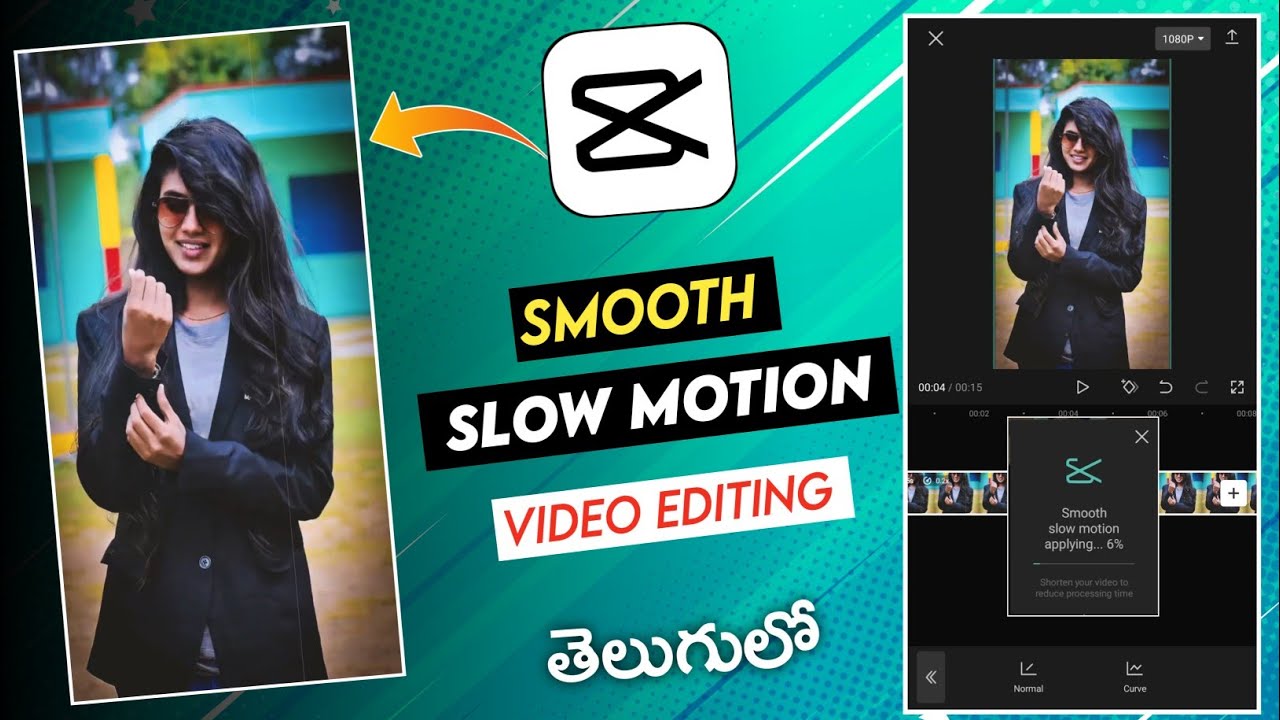 Capcut smooth slow motion tutorial || capcut video editing telugu - YouTube